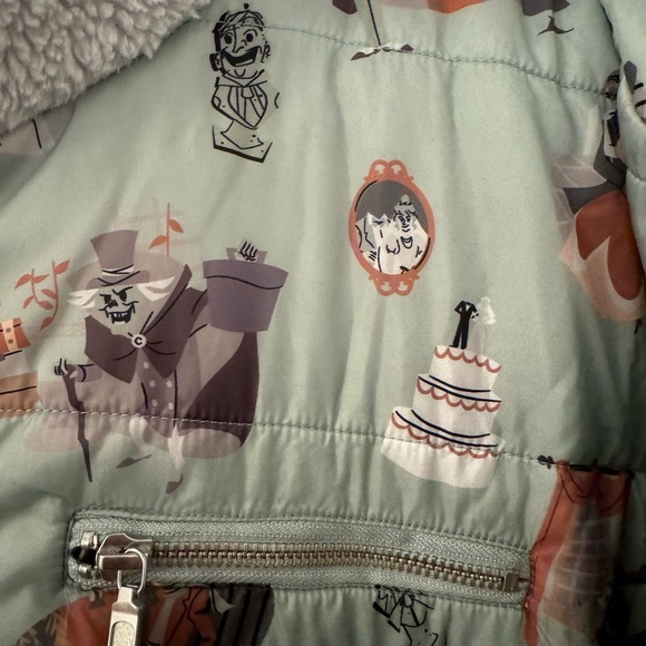 Disney | Jackets & Coats | Disneys Haunted Mansion Puffer Jacket Nwot ...
